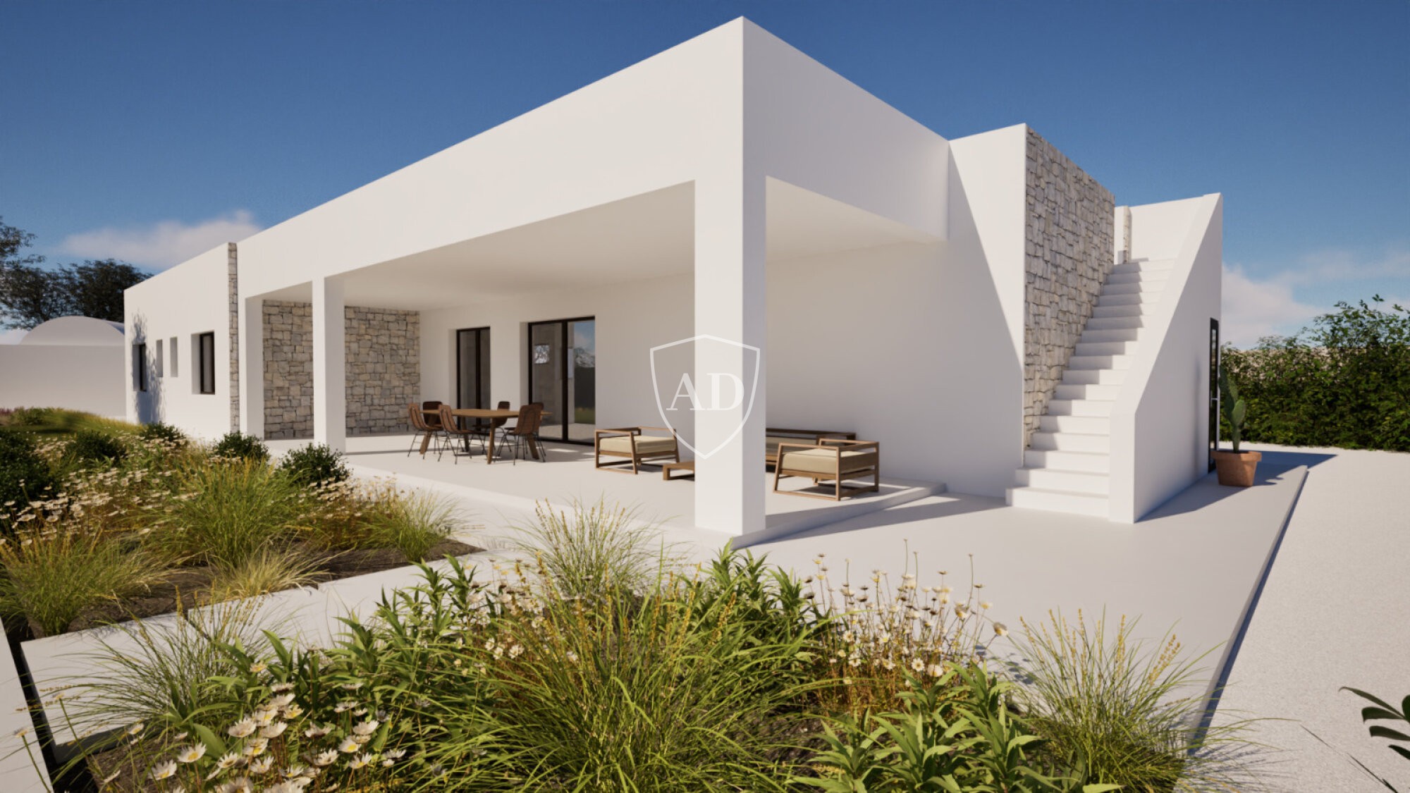 Modern Villa with Pool, Sea View Under Construction - Apulia Deluxe